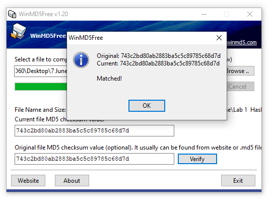 Lab 1: Hashing Data | Ian Neil’s Security+ Study Materials